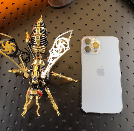 longpin-3D mechanical metal wasp Assembly kit – floatingcity
